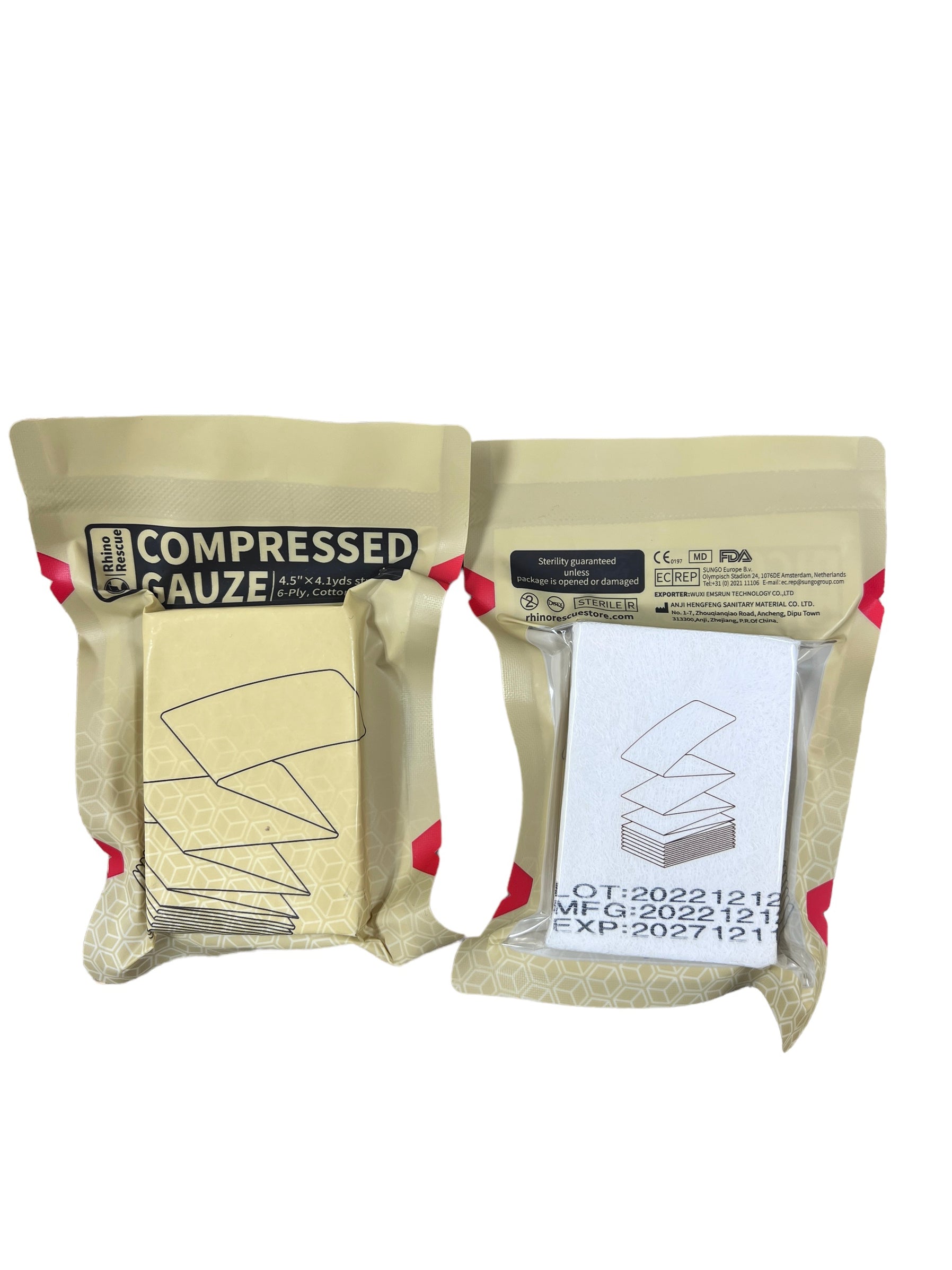 RHINO Sterile Compressed Gauze — Special Operations Equipment