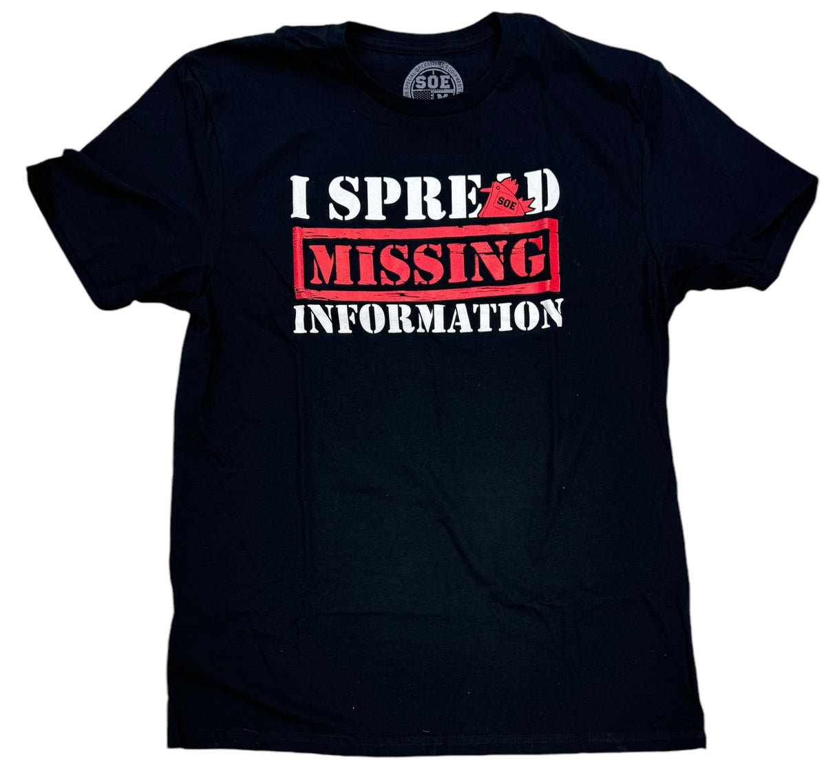 Missing Information T Shirt — Special Operations Equipment