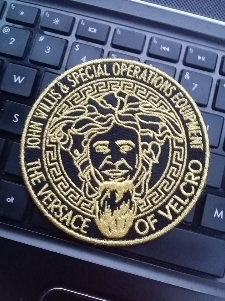 Versace of velcro woven patch — Special Operations Equipment