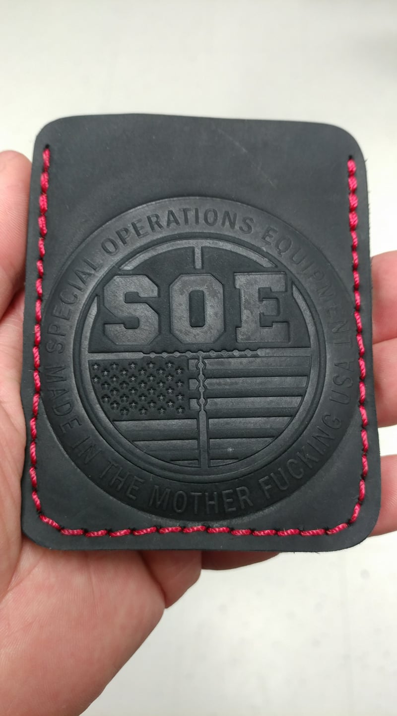 Leather Card Wallet — Special Operations Equipment
