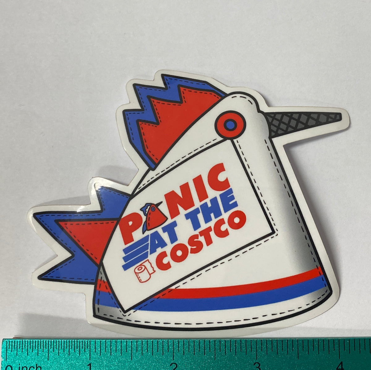 Panic at the Costco Sticker — Special Operations Equipment