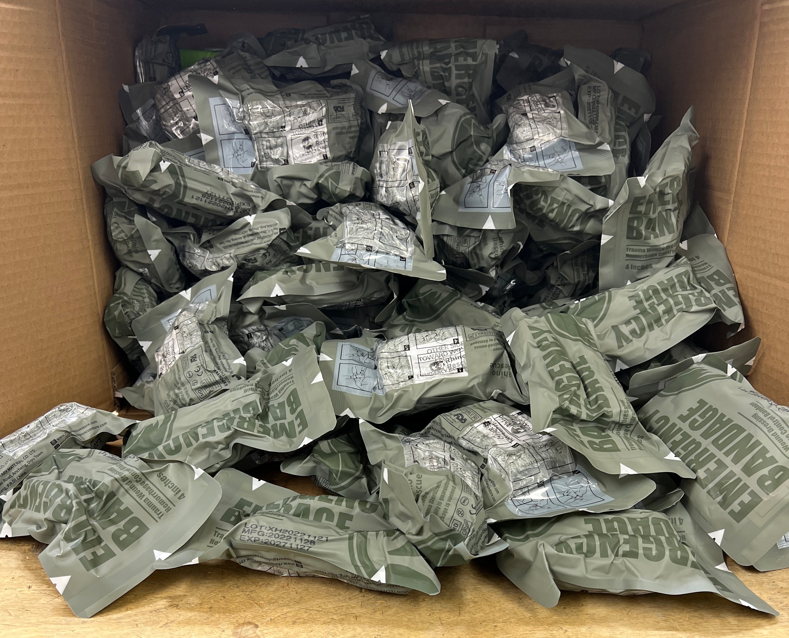 Rhino Rescue 4 inch Israeli Bandage — Special Operations Equipment