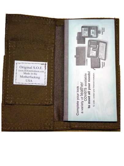 Checkbook Cover — Special Operations Equipment